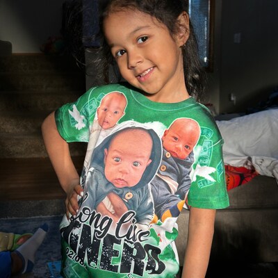 Custom/personalized 3D Memorial/rip in Loving Memory, Remembrance Shirt ...