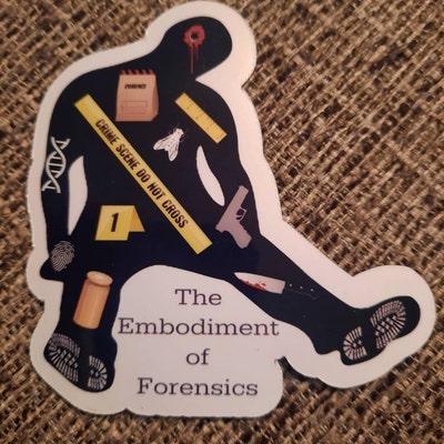 Crime Scene Forensics Neoprene Car Coasters Fingerprints DNA Blood ...