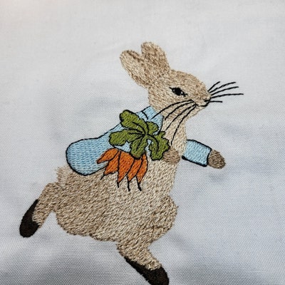 Easter Bunny Embroidery Design Peter Rabbit Machine Embroidery Design ...