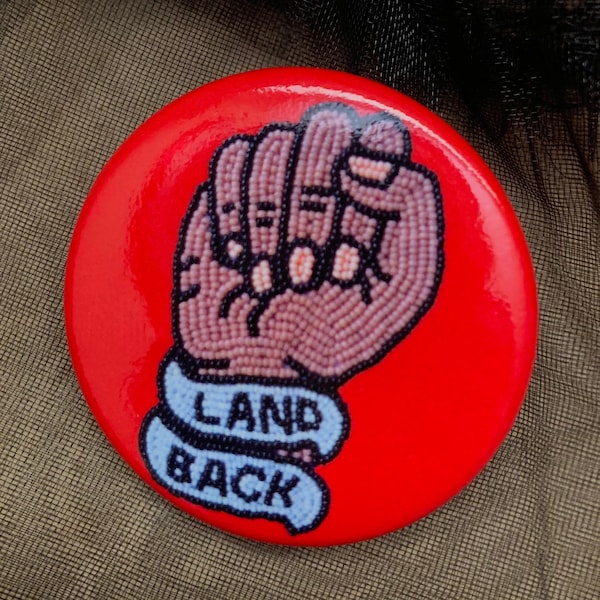 Land Back Pin - Etsy