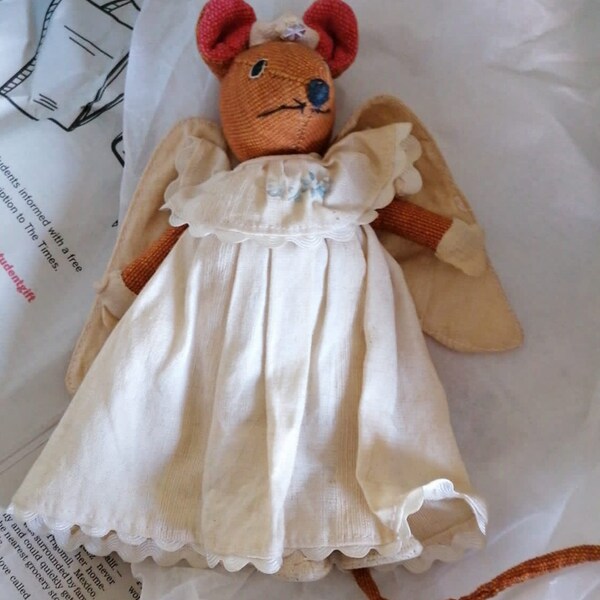 Lady Puppet, Hand Puppet, Folk Art Puppet, Woman Puppet, Retro Puppet ...