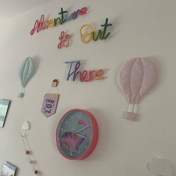 Adventure is Out There L Children's Room Sign L Wall Hanging L Nursery ...