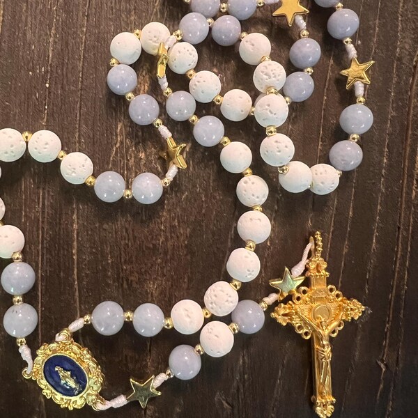 The New Life Rosary | Handmade Catholic Rosary | Rose Gold, Canadian ...