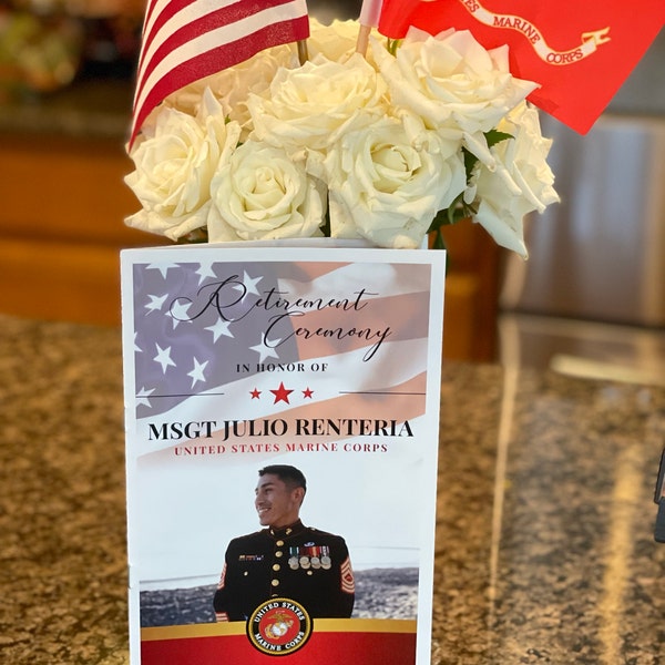 ALL BRANCHES - Custom Military Retirement Program - Etsy