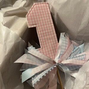 Birthday Number Cake Topper - Etsy