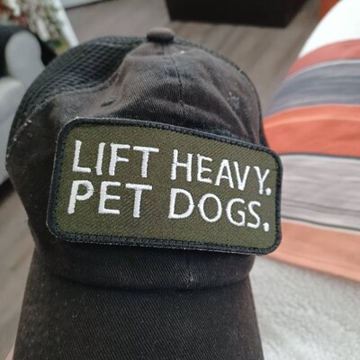 Lift Heavy, Pet Dogs Patch - Etsy
