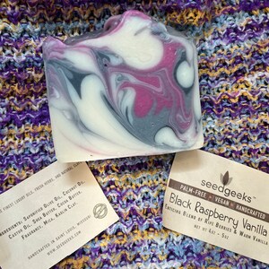 Black Raspberry Vanilla Soap Vegan Soap, Homemade Soap, Handmade Soap ...