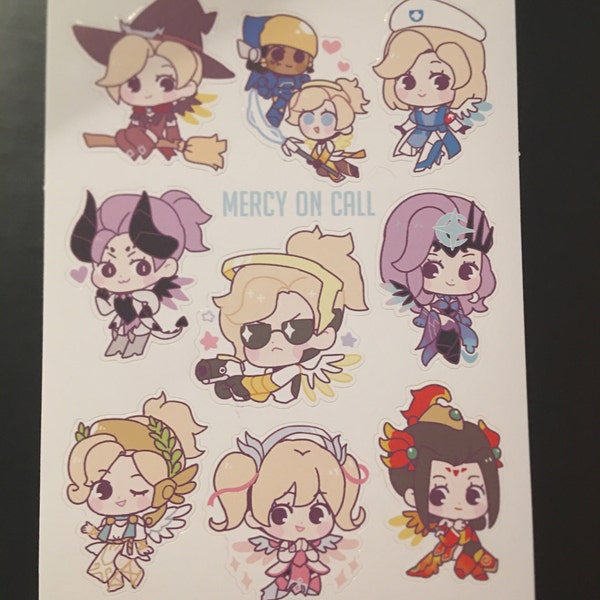 Mercy Love Sticker Sheet - Etsy