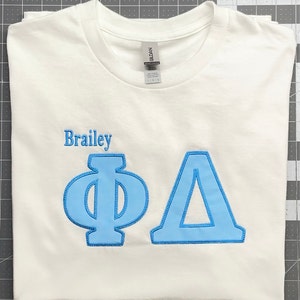 Fraternities and Sororities Greek Font, Alphabet Simple Applique With ...