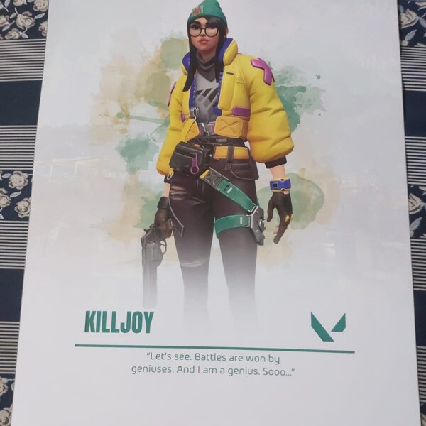Custom Valorant Poster - Printable Game Wall Art Design, Gamer Print ...