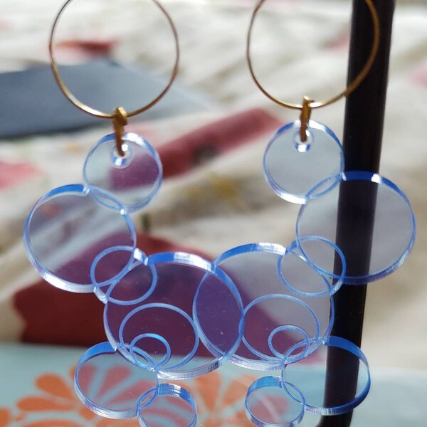 Custom Handmade Acrylic Laser-cut Jewellery || Earrings || Gift ...