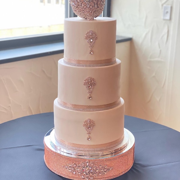 Crystal Cake Brooch, Cake Decoration, Rhinestone Cake Jewellery ...