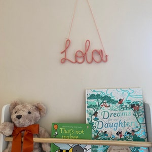 Personalised Knitted Wire/ Plain Wire Signs - Etsy UK