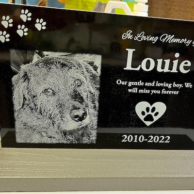 12x12 Personalized Pet Headstone, Goat, Cow, Horse, Pig Farm Tombstone ...