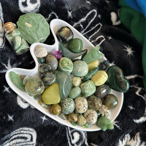 Full Moon Crystal Confetti Mystery Scoop Crystal Dip - Etsy