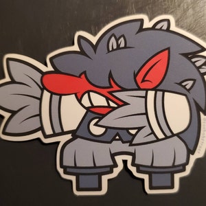 Purple Gyokuto Bunny Rabbit Yokai Square Art Print 8 Inches | Etsy