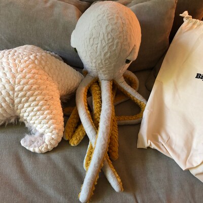 Small POP Octopus Handmade Plush Toy - Etsy