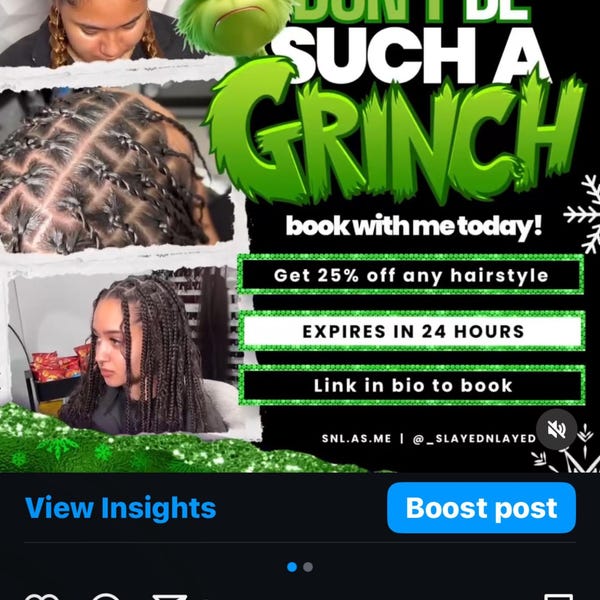 Grinch Christmas Flyer, Editable Social Media Ad (DIY Canva Template ...