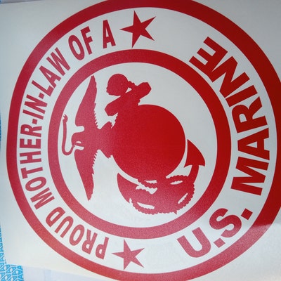 USMC Yellow Footprints With EGA If You Have to Ask Car Truck Van Window ...