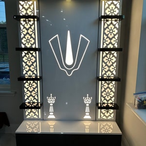 Templehub Wooden Temple White LED Light for Home and - Etsy