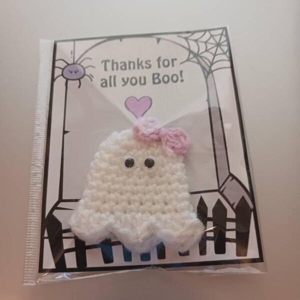 Ghost Hug Crochet Pattern + Printable Cards & Gift Bag Toppers (26 ...