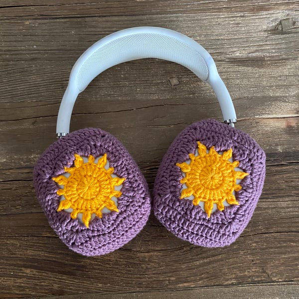 Checkboard Granny Square Airpods Max Headphone Covers | Crochet Airpods ...