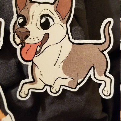 Bully Sticker Pit Bull APBT Amstaff Staffy Chibi Puppy Dog - Etsy