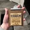 Coach Clipboard Card Holder, Coach Gift Card, Coach Appreciation Gift ...