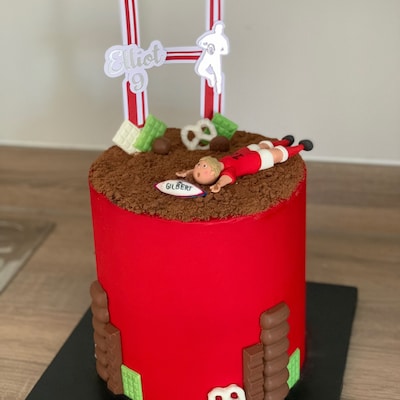 Rugby Cake Topper Personalised American Football England Rugby Rugby ...