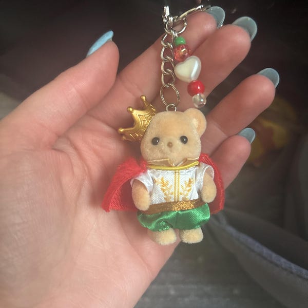 Calico Critter Keychain | Cute Keychain | Kawaii Keychain | Phone Charm ...