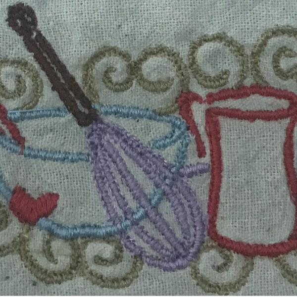 Kitchen Scrolls Embroidery Design Set - Instant Download - Etsy