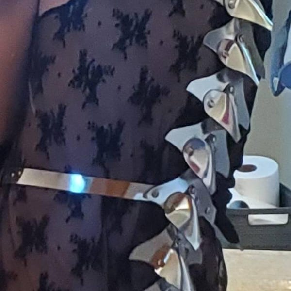 Festival Costume, Gold Belt With Chains, Burning Man, Cosplay Wearing ...