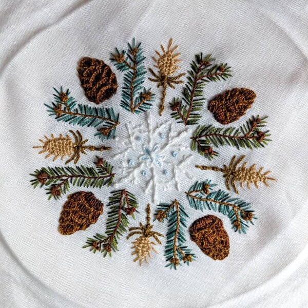 Four Seasons Embroidery Pattern Bundle, Seasonal Samplers, Botanical ...