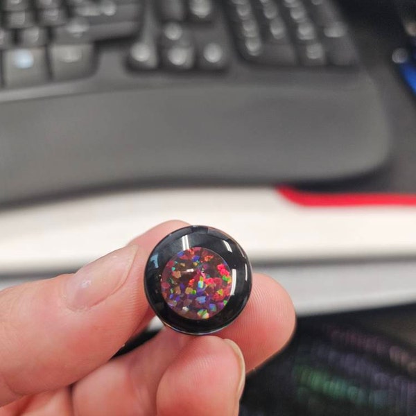 Spacey Nebula Glass Plugs, 1 Pair, Double Flare - Etsy