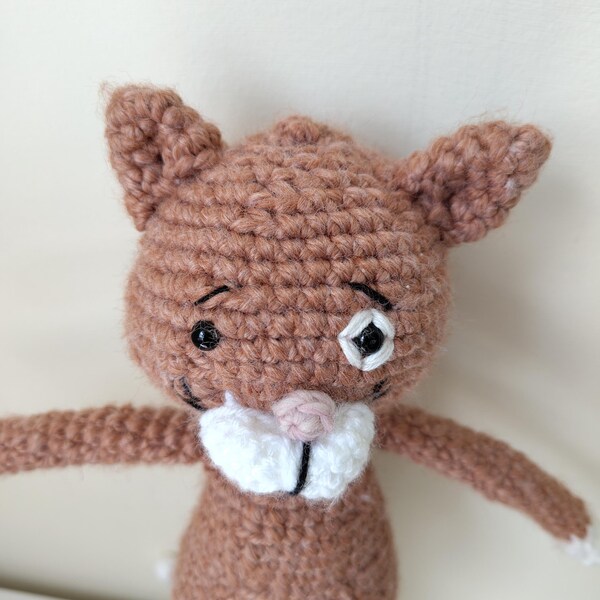 Amigurumi Cat Pattern | A Kitten and Her Mittens | Crochet & Knit - Etsy