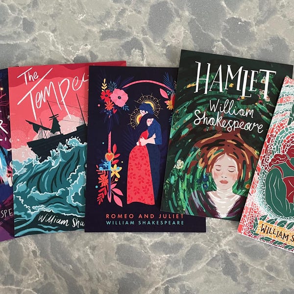 Classic Author Stat Postcard Set - 12 Postcards - 2021 Edition ...