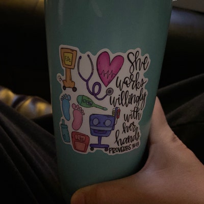 NICU Nurse Sticker Nursing Laptop Sticker Sticker Collector Vinyl Car ...