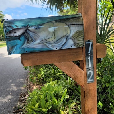 Custom Built Mahi Mahi Mailbox - Etsy