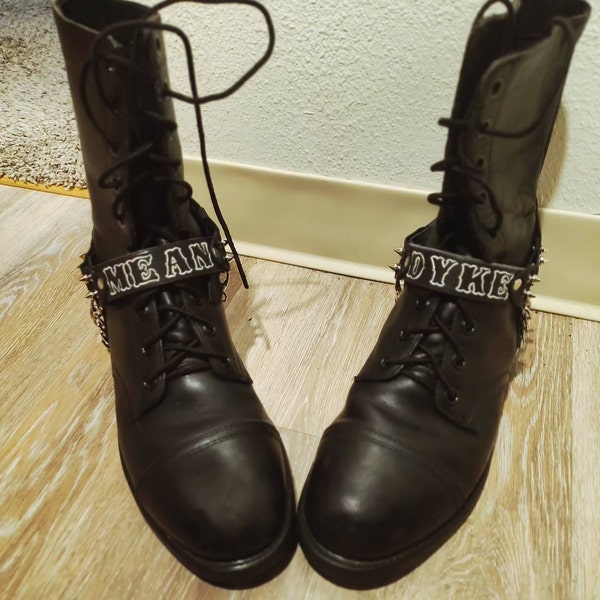 CUSTOMIZABLE - Custom Leather Boot Harness Set - Etsy