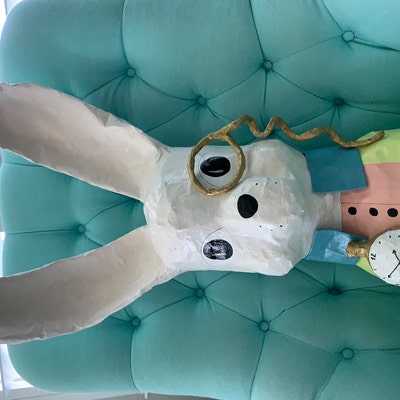 Paper Mache Seagull, Clarice. Hanging Paper Sculpture, Original Home ...