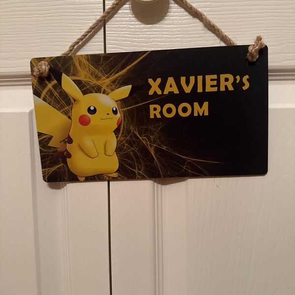 Kids Personalized Name Toddler Bedroom Door and Wall Sign, Custom Room ...