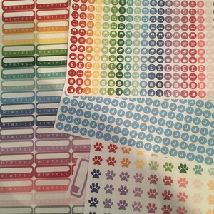 Everyday Mini Dots / Small Circle Stickers 210 Planner - Etsy