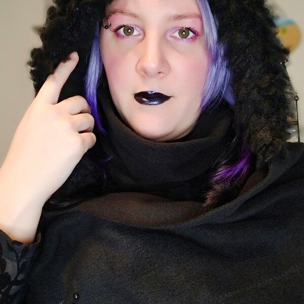 Witch Hat/wizard Hat/strega/halloween /cosplay /winter Goth/witchy ...