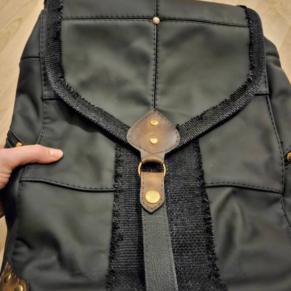 Post-apocalyptic, Dirty, Tattered Leather Khaki Green and Brown ...