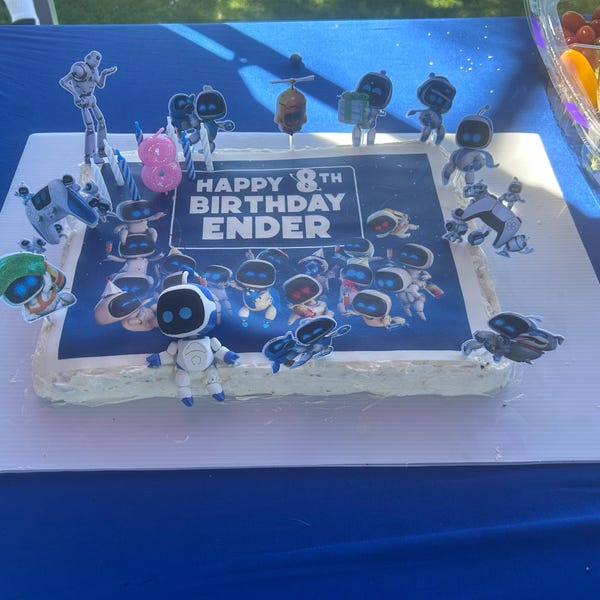 Personalized 3D Glitter Cartoon Cake Toppers for Children's Birthdays ...