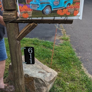 8x4 Reflective Custom Address Sign - Etsy