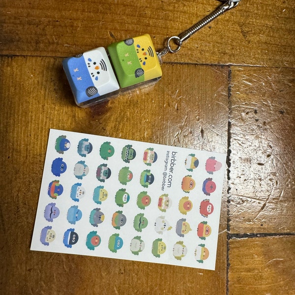 Birdy Keycaps for Mechanical Keyboard - Etsy