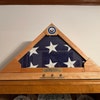 Flag Display Case With Embedded Shell Casings Maple Inlay Service ...