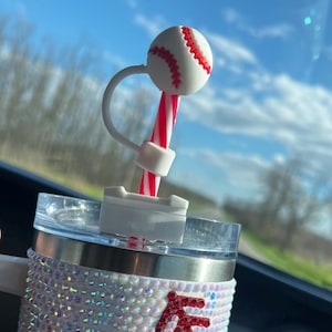 Straw Topper Cover Cactus Silicone Cap for Reusable Plastic Straws ...