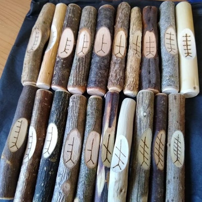 Celtic Tree Ogham Staves Full Set of 20 Each From Its - Etsy UK